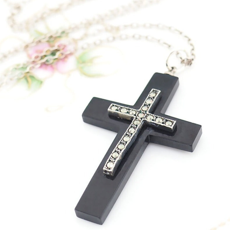 Plain Black Cross